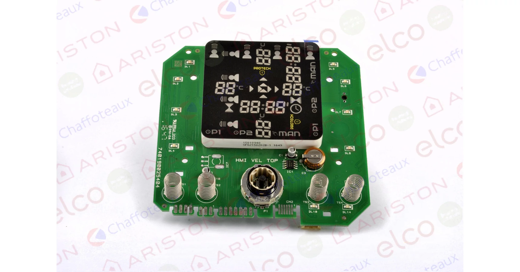 Ariston VLS EVO PLUS 100 EU kijelzőpanel 65116368